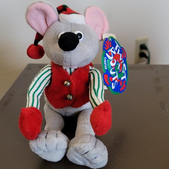 Holiday | Vintage Twistabouts Chester Mouse Bendable Plush Style ...